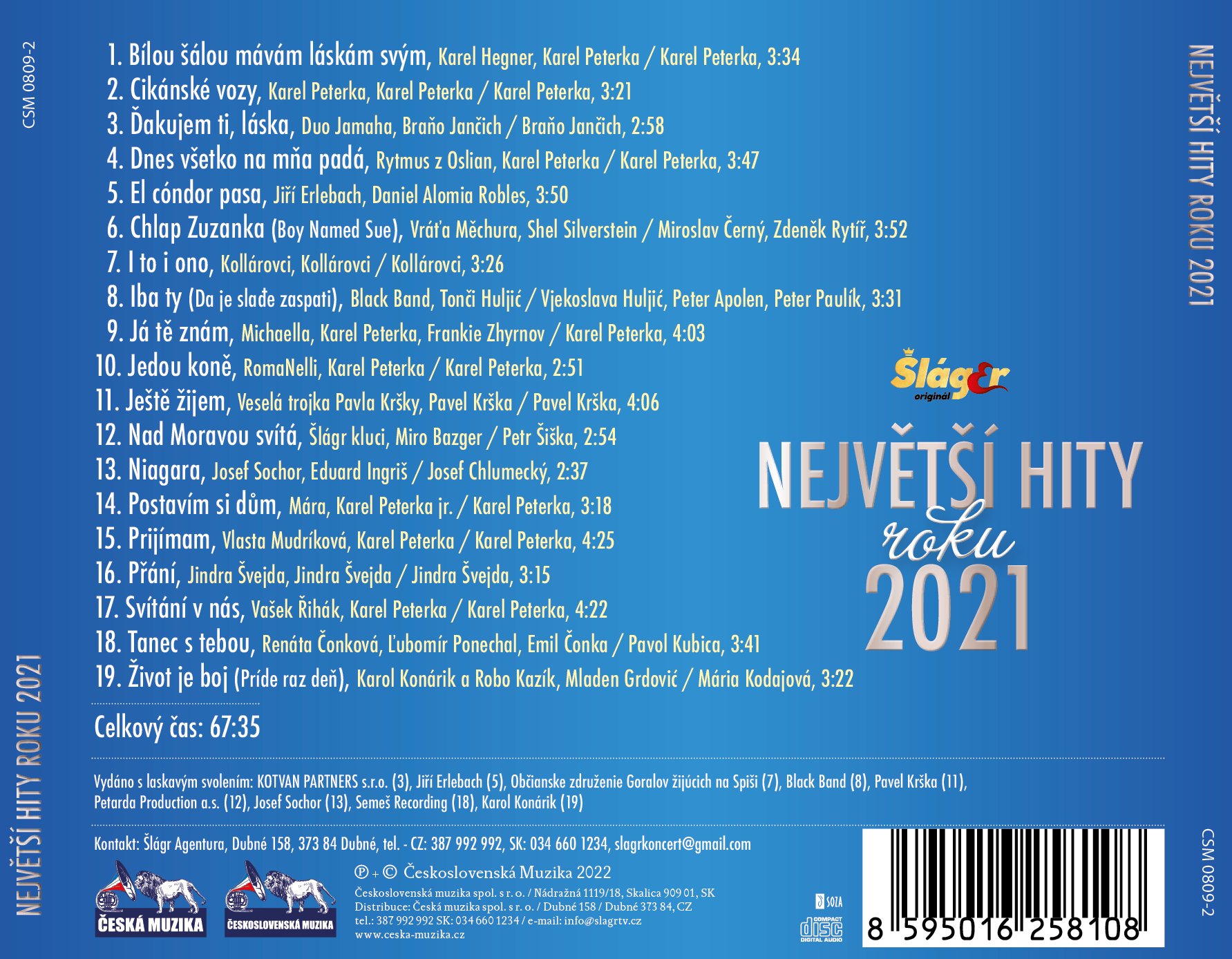 Největší hity 2021 — Šlágr TV